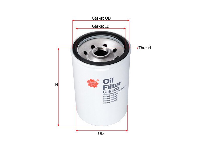 OIL FILTER | PART NO: C-6103 - Filterpro