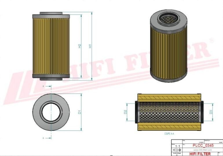 HIFI filters FUEL FITLER | PART NO: SN 25190 - Filterpro