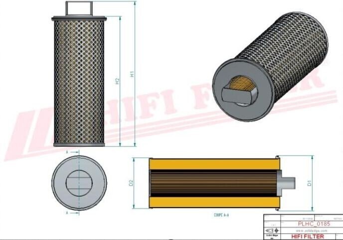 HIFI filters HYDRAULIC FILTER | PART NO: SH 52277 - Filterpro