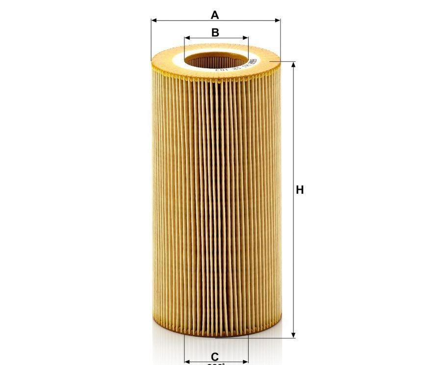 MANN-FILTER OIL FILTER | PART NO: HU 12 103 X - Filterpro