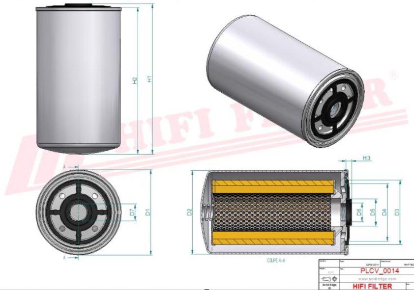 HIFI filters FUEL FILTER | PART NO: SN 70200 - Filterpro
